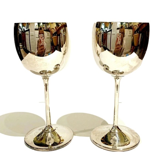 Viking Plate | Dining | Vintage Viking Plate Silverplated Wine Glasses ...